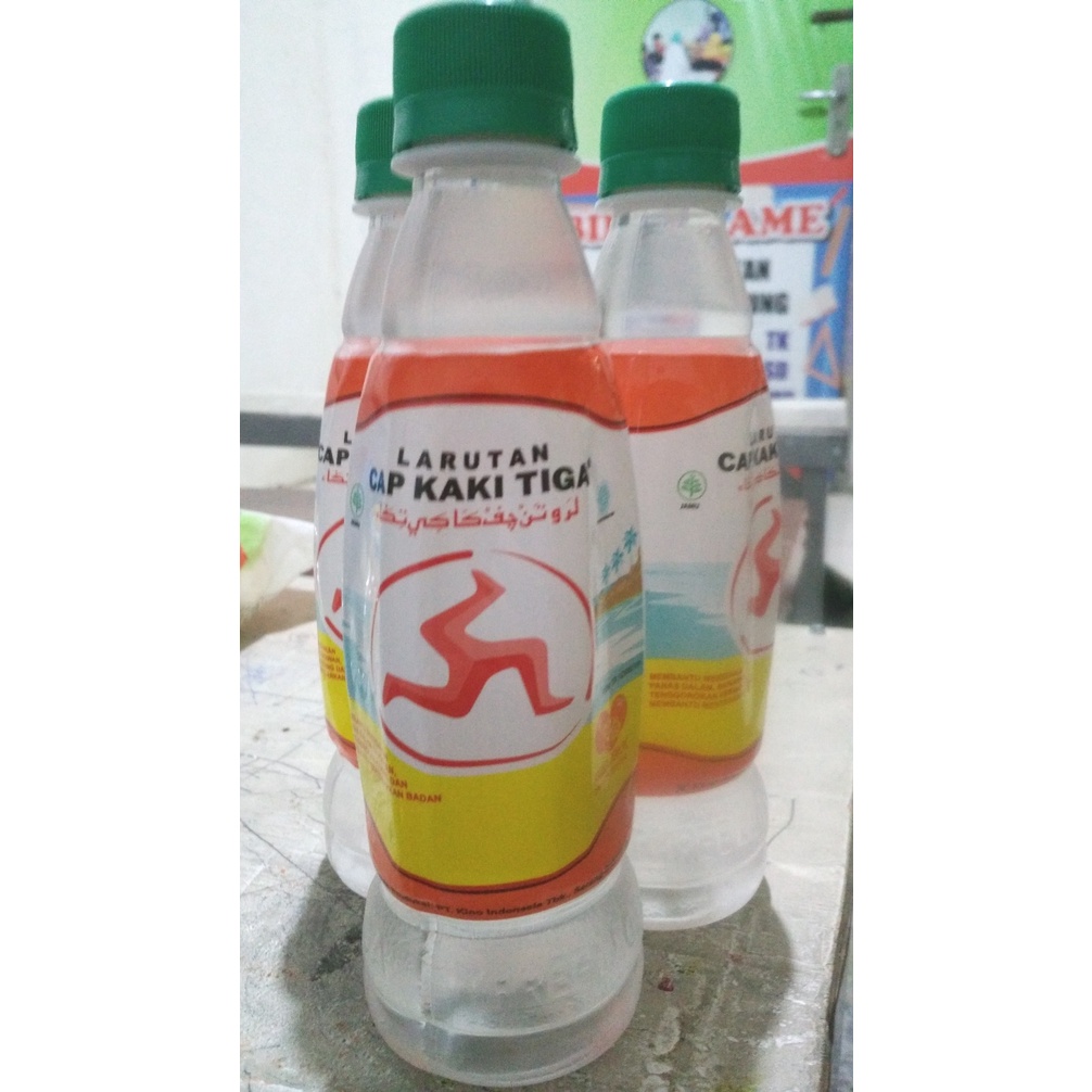 Jual LARUTAN KAKI TIGA 320ML RASA JERUK KEMASAN BOTOL | Shopee Indonesia