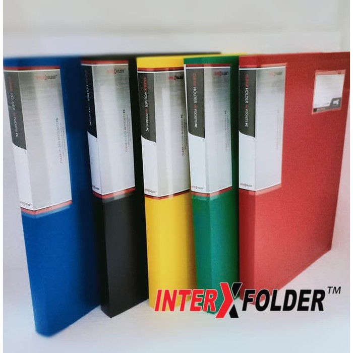 Jual INTERX Clear holder 100 lembar F4 Folio INTER X Plus Casing ...