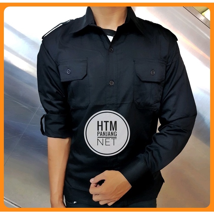 Jual KEMEJA SERAGAM KERJA PDL PDH LENGAN PANJANG PREMIUM / KEMEJA ...