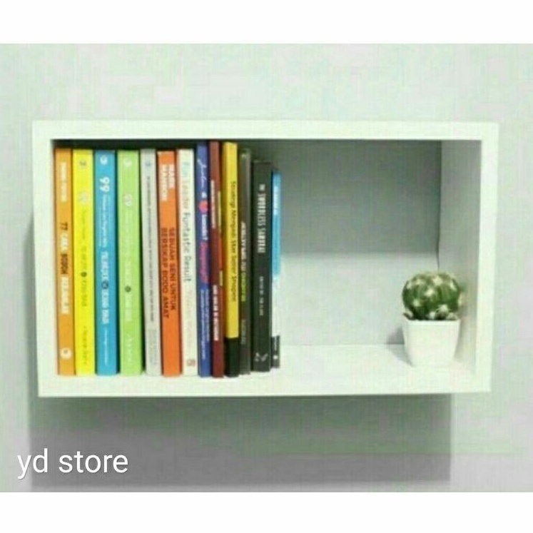 Jual Rak Buku Dinding Tempel Kayu Jatibelanda | Shopee Indonesia