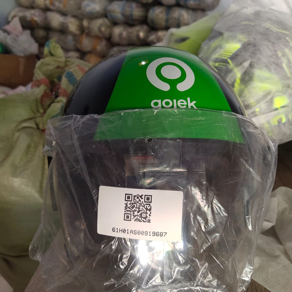 Jual HELM GOJEK HELM MAXIM ORI NEW DARI KANTOR | Shopee Indonesia