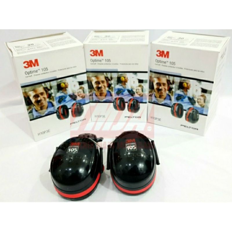 Jual 3M Earmuff Peltor H10P3E Optime 105Db Original - Earmuff 3M H10P3E Original | Shopee Indonesia