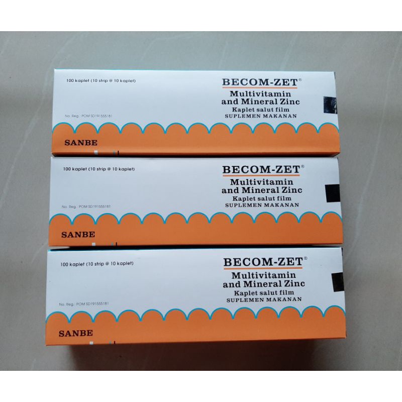 Jual Becom Zet Multivitamin per box | Shopee Indonesia
