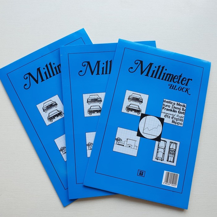 Jual Sketsagambar- Buku Milimeter Block Ukuran Folio Tiara -Buku-Gambar ...