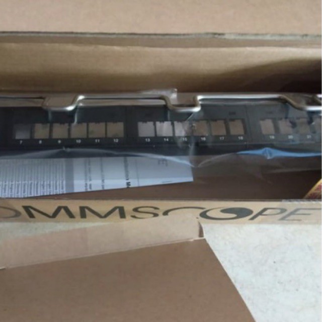 Jual FRAME ONLY Original Patch Panel 24 port AMP Commscope Cat 6 Cat6 ...