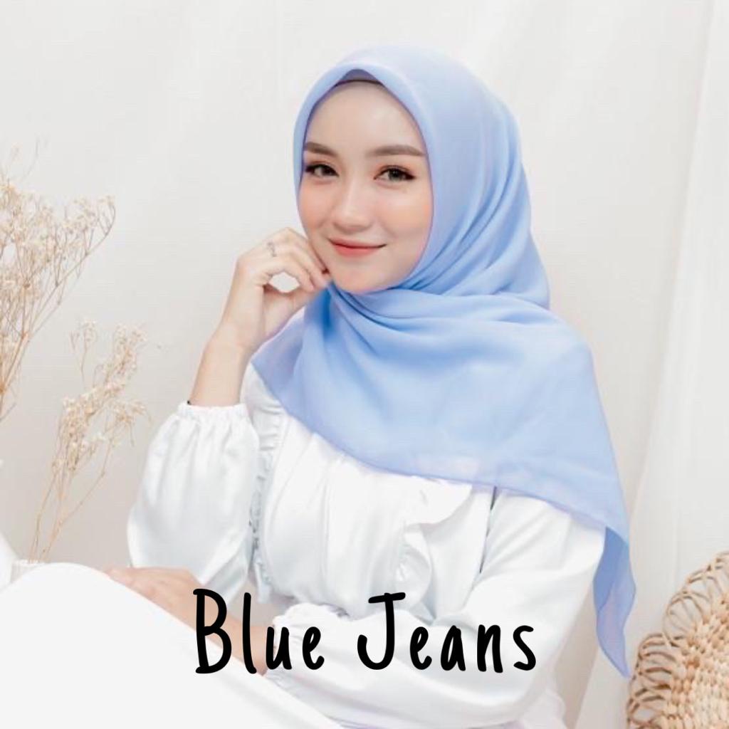 Jual Fashion Official Kerudung Segiempat Polos BELLA SQUARE Hijab ...