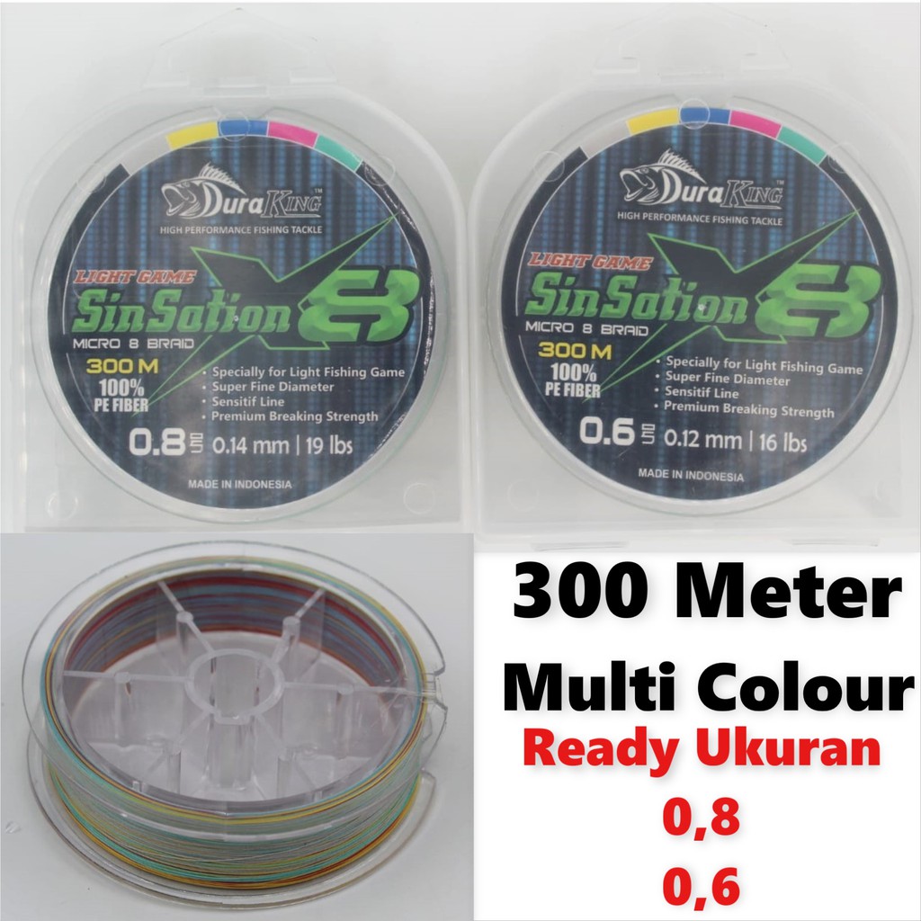Jual Senar PE UL Duraking Sinsation X8 300 Meter | Shopee Indonesia