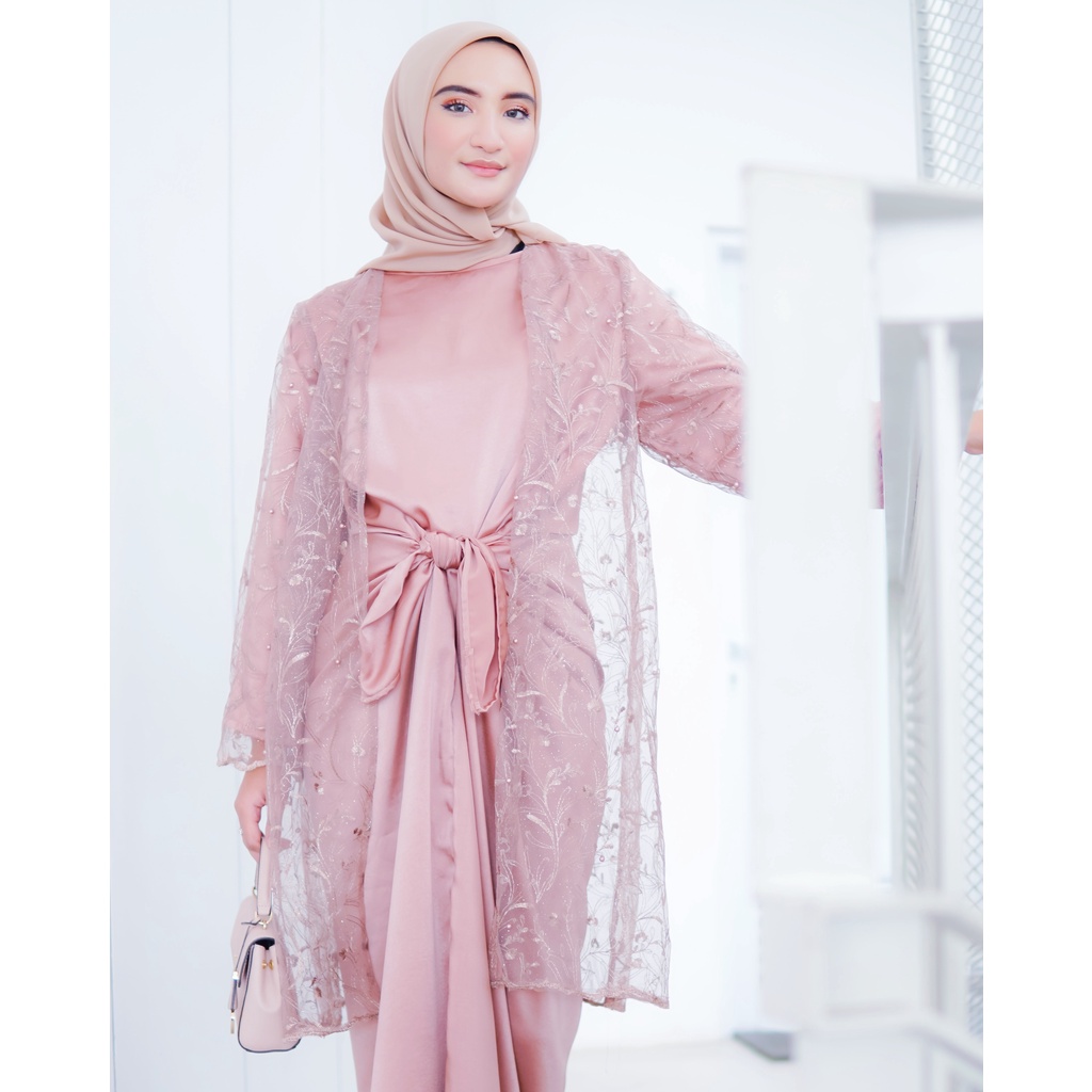 Jual ARBO SHOP OUTER TILLE KANAYA KAFTAN IKAT DHEA TOP OUTER CARDIGAN ...