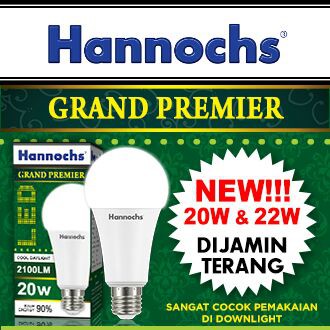 Jual Lampu Led Hannochs Grand Premier Ledbulb 20w Hemat Terang ...