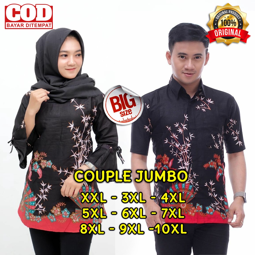Jual Batik Jumbo - Atasan Batik Jumbo - Couple Jumbo - Atasan Couple Jumbo - Batik Super Jumbo ...