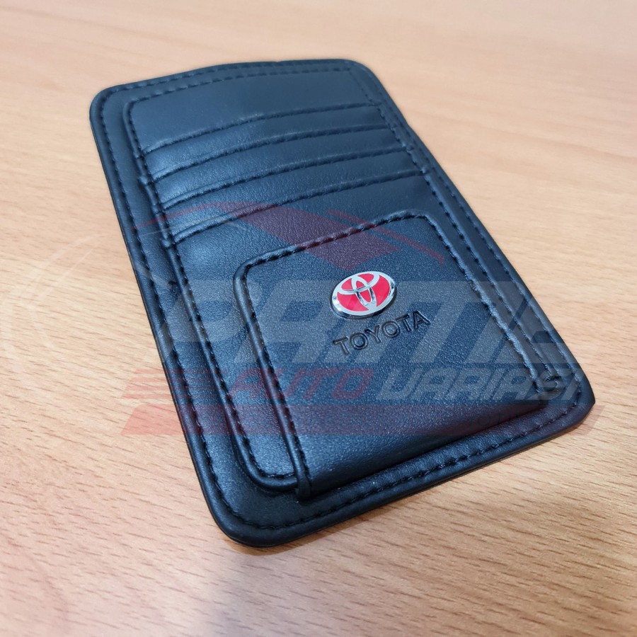 Jual Car Card Holder - Tempat Kartu Mobil Sun Visor - TOYOTA | Shopee ...