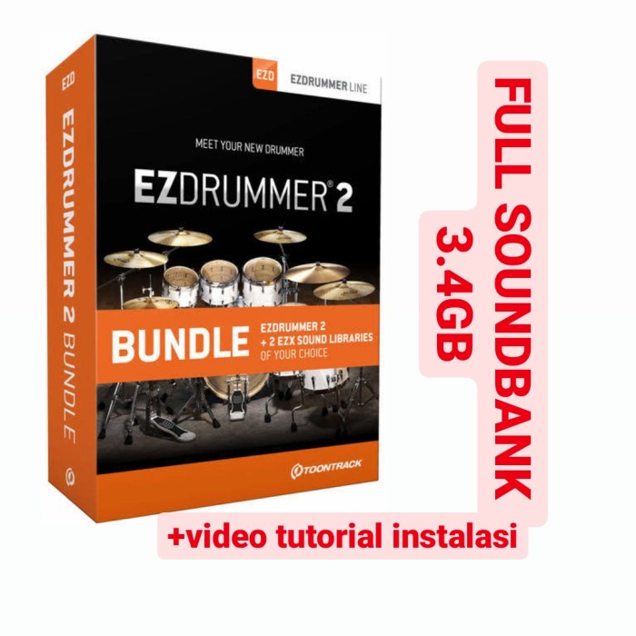 Jual toontrack ez drummer 2 vst plugin drum full version | Shopee Indonesia