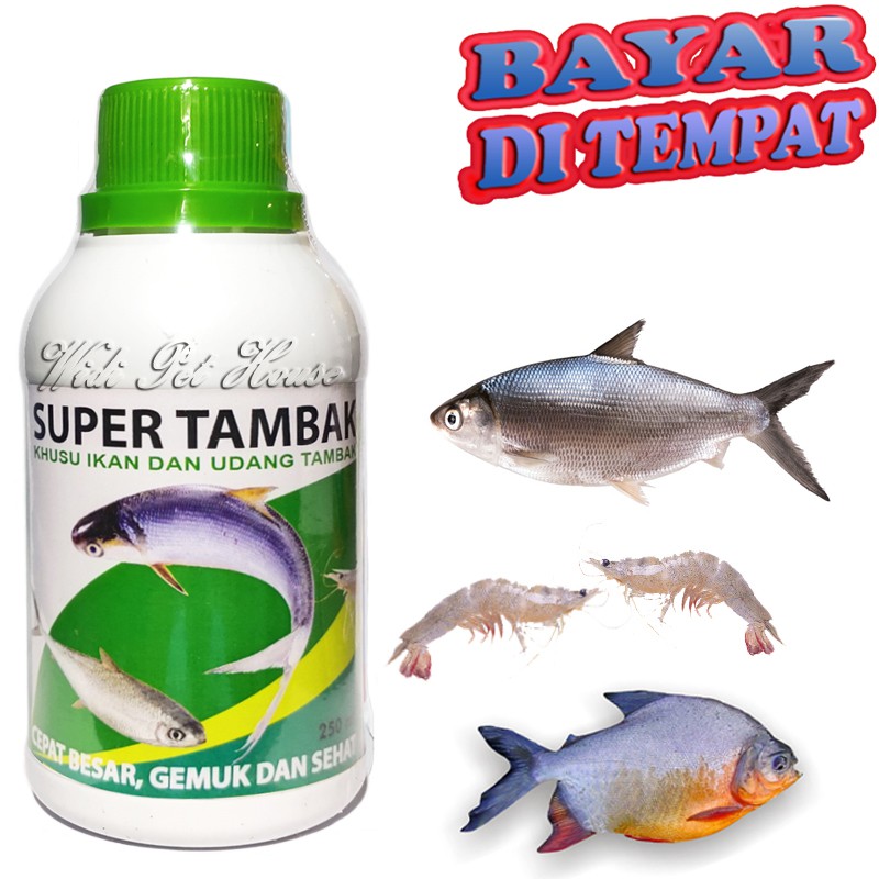 Jual Vitamin Ikan Bandeng Udang SUPER TAMBAK Penggemuk Gurame Patin ...