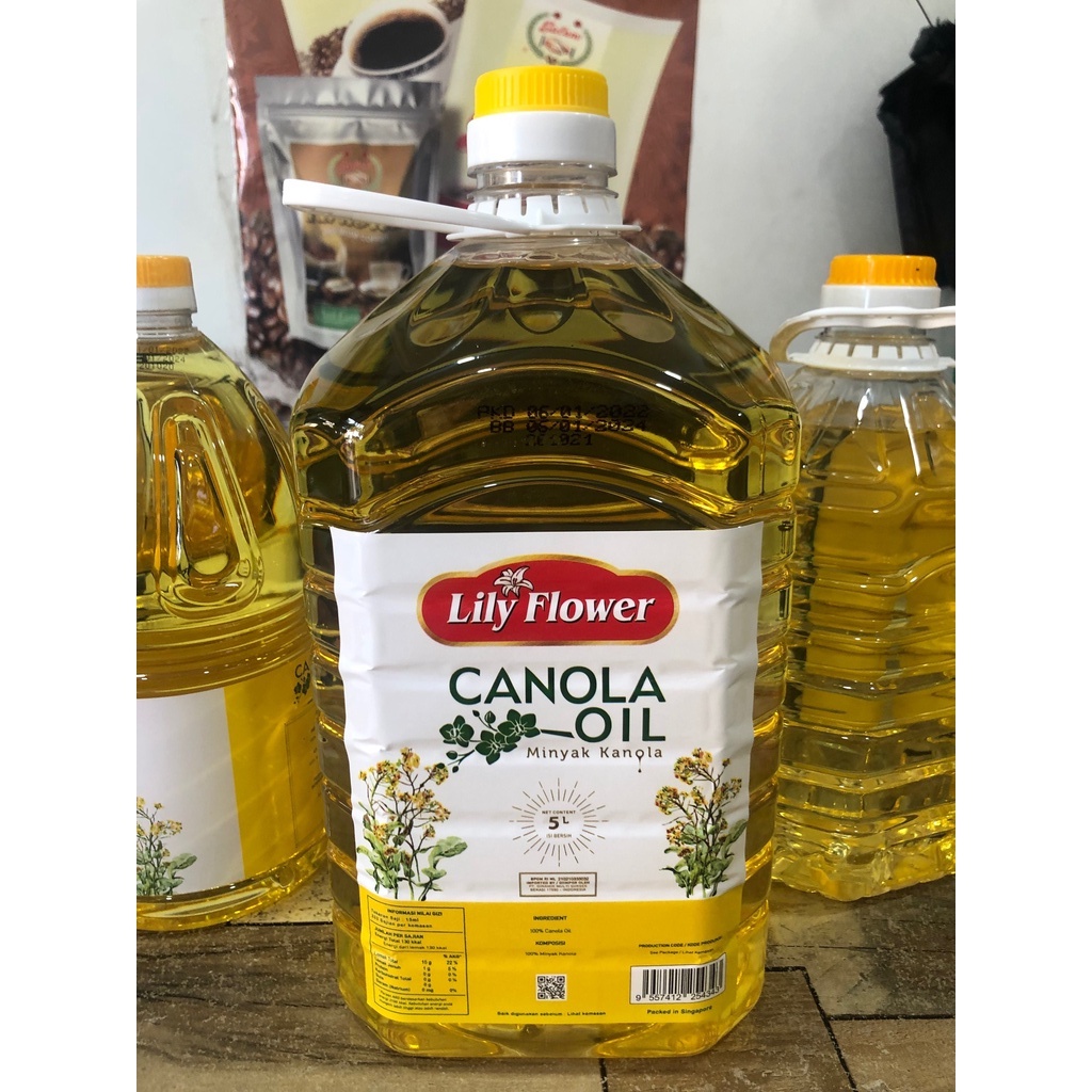 Jual Lily Flower Canola Oil / Minyak Canola / Kanola 5L / 5 liter ...