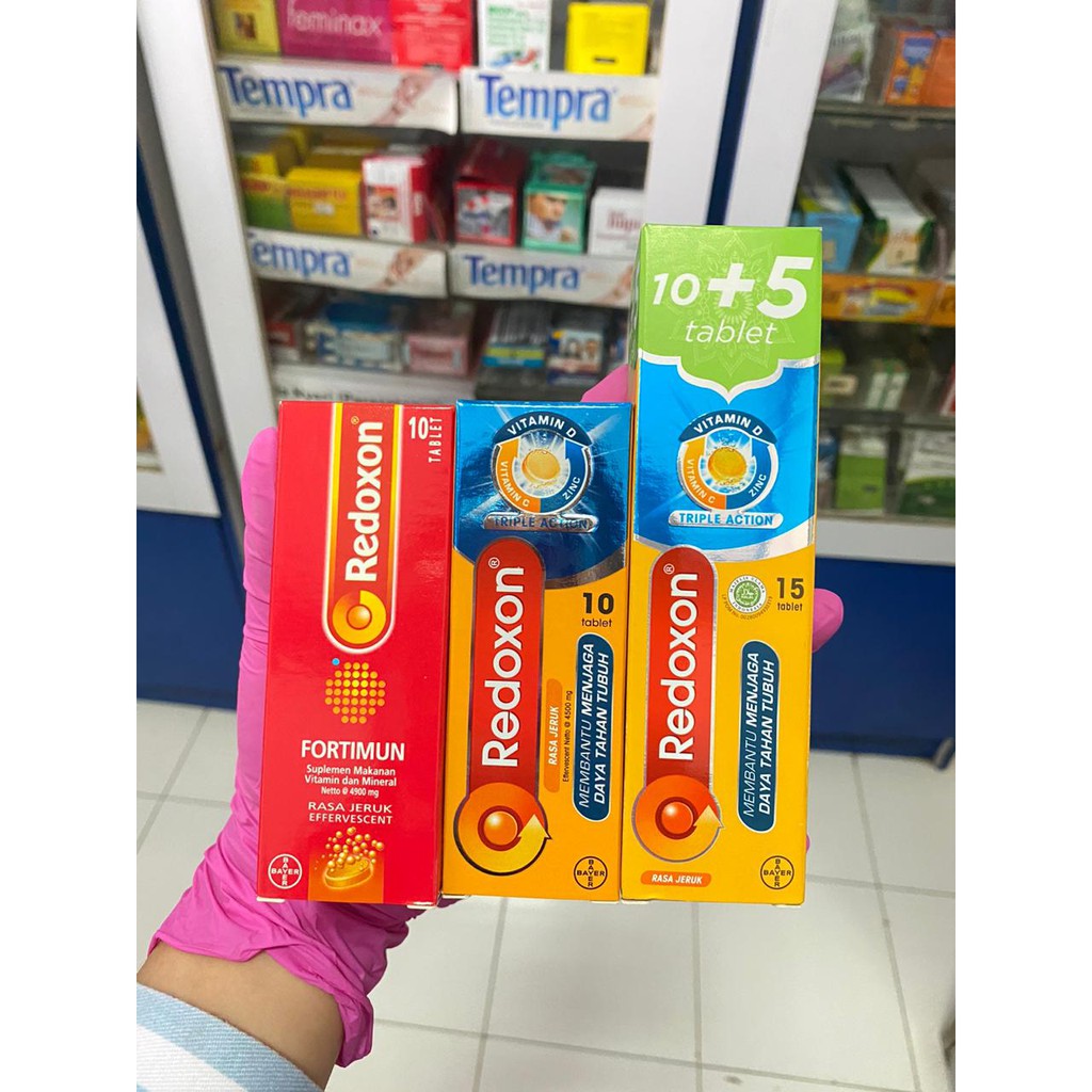 Jual REDOXON EFF TRIPLE ACTION VITAMIN C DAYA TAHAN TUBUH 10, 15, 20 ...