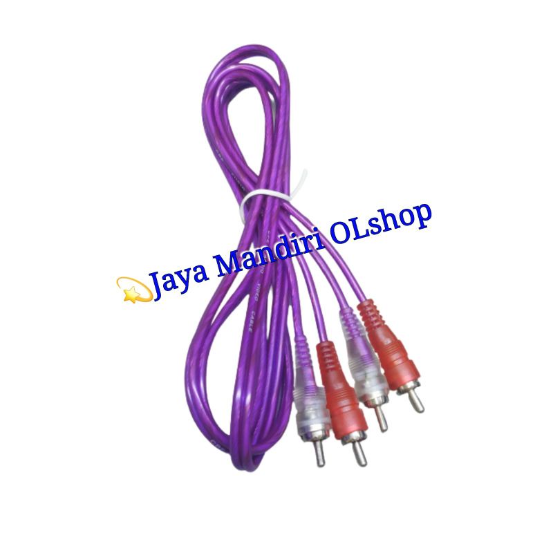 Jual Kabel RCA 2-2 Audio Transparan - Kabel RCA 2 R / 1.5M | Shopee ...