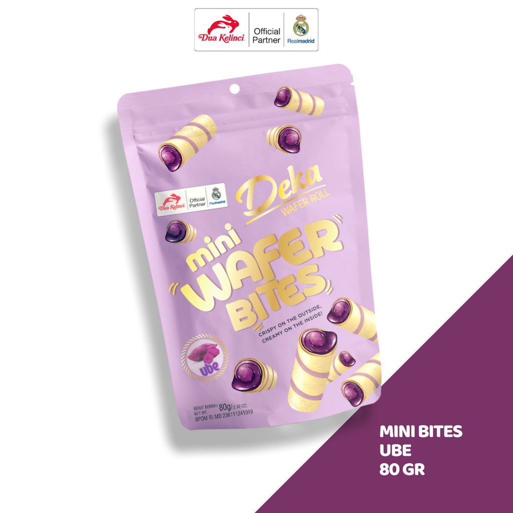 Jual DEKA Mini Wafer Bites - Ube 80 gr | Shopee Indonesia