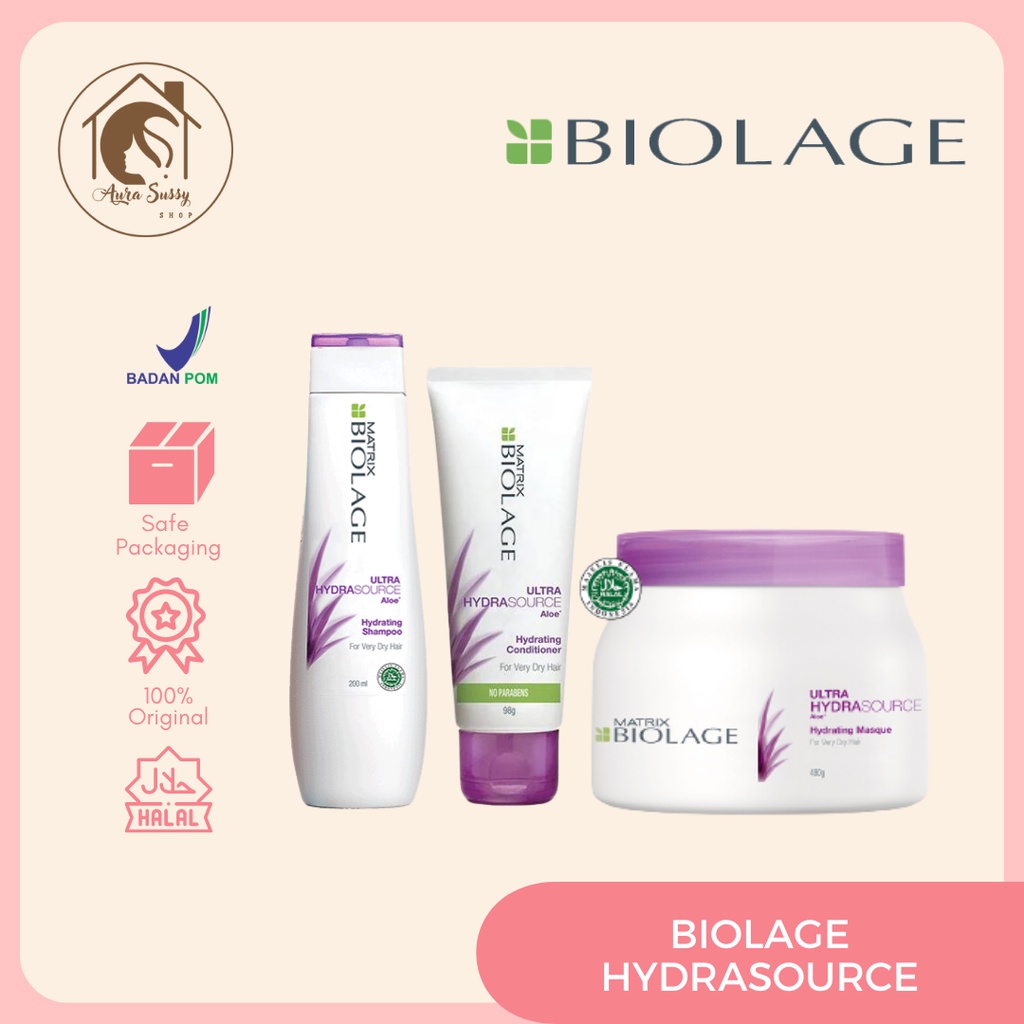 Jual PAKET MATRIX BIOLAGE Hidrating Source Aloe vera ||SHAMPOO ...