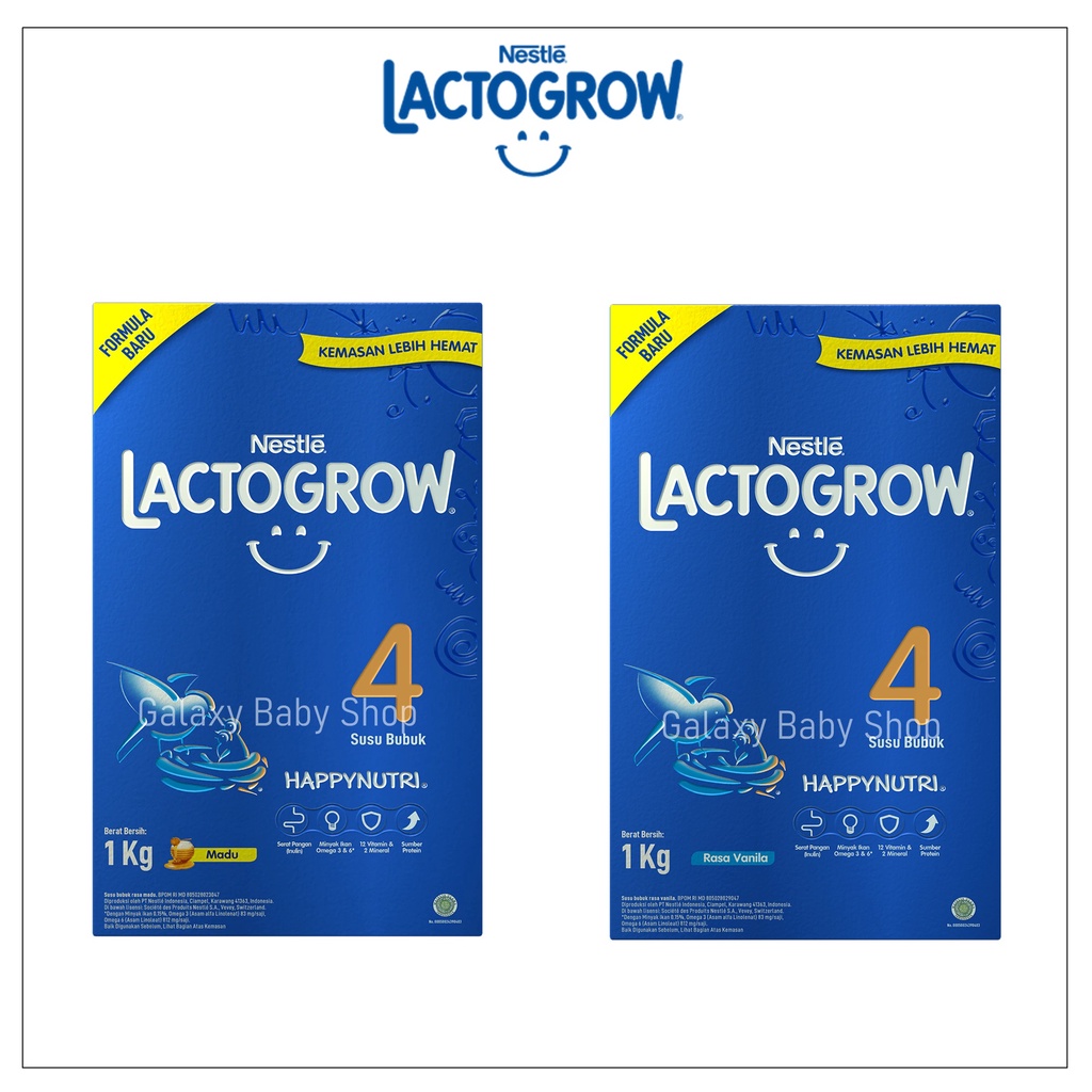 Jual LACTOGROW 4 Vanilla/Madu 1KG | Shopee Indonesia