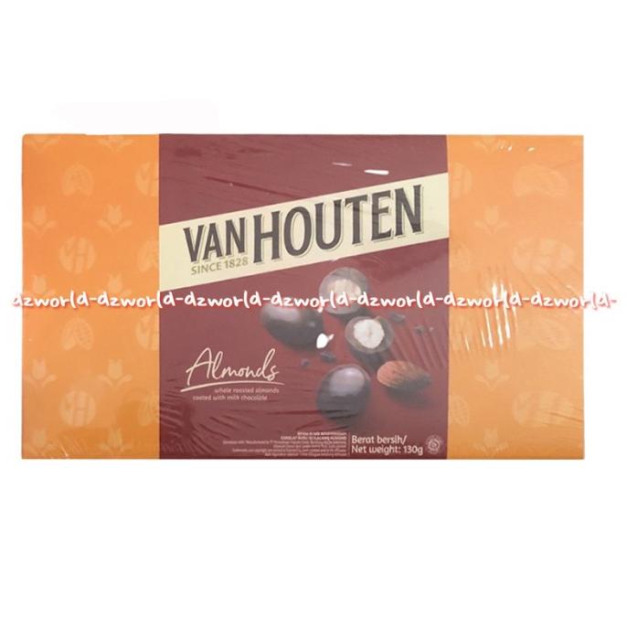 Jual VanHouten Almond Coklat Bulat Kacang Van Houten Chocolate 130gr | Shopee Indonesia