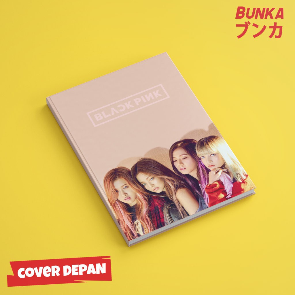 Jual Notebook K POP Black Pink Korean 3A Hardcover A5 Buku Tulis ...