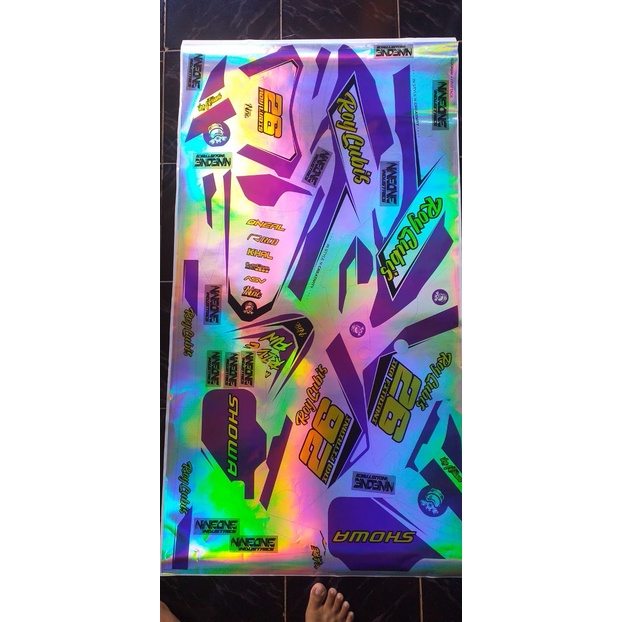 Jual DECAL STIKER ALL JENIS MOTOR FULL HOLOGRAM/CHROOM/GOLD | Shopee ...