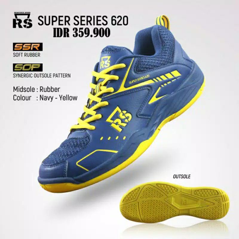 Jual RS SUPER SERIES 620 Sepatu badminton Rs super series 620 original ...
