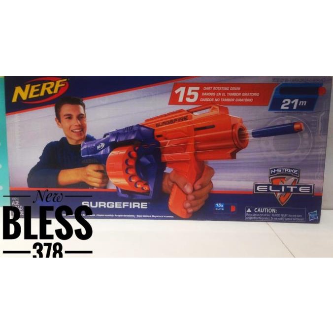 Jual Mainan tembak tembakan anak Nerf elite N-strike Surgefire original ...