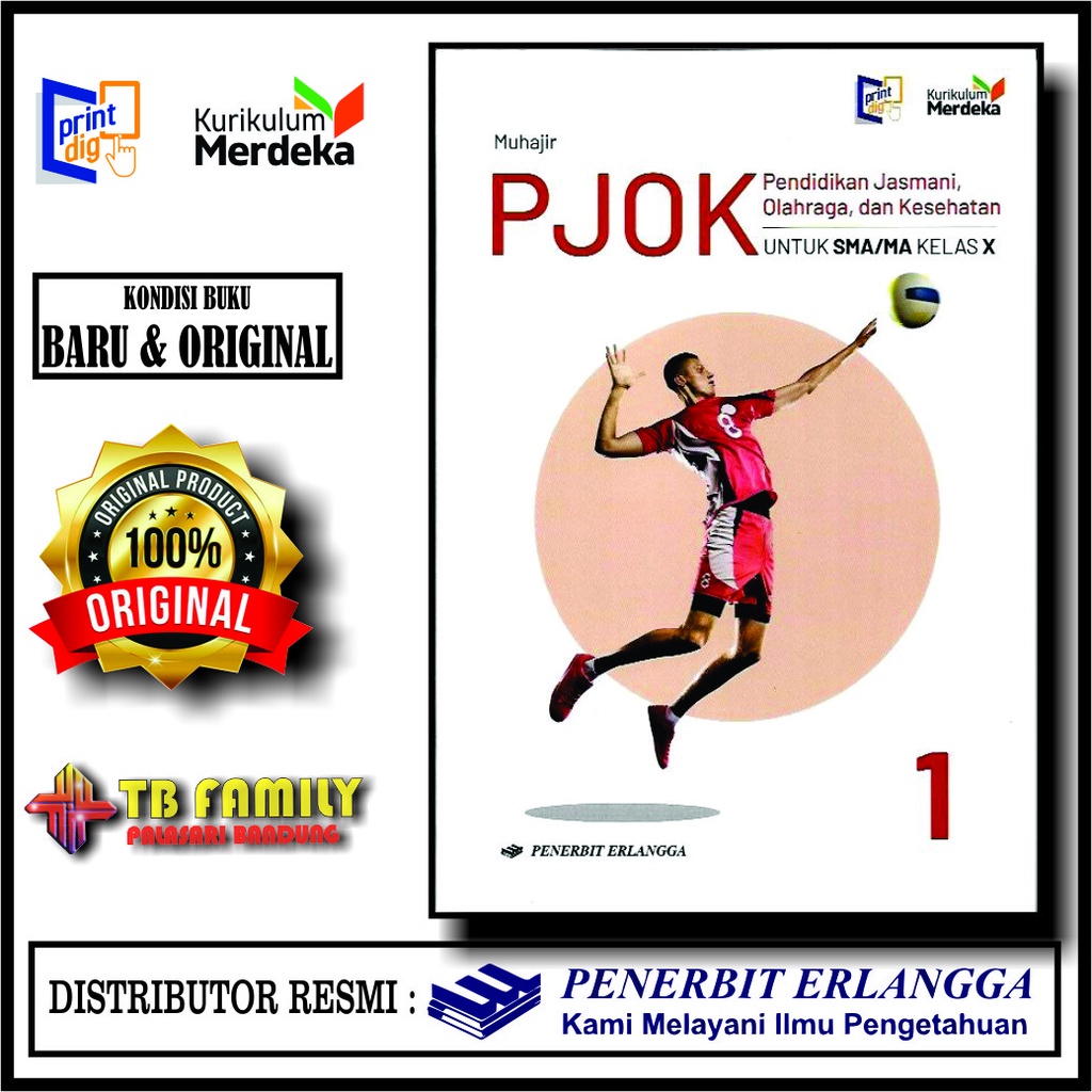 Jual PJOK PENDIDIKAN JASMANI Muhajir Kelas 10 11 12 / X XI XII SMA ...