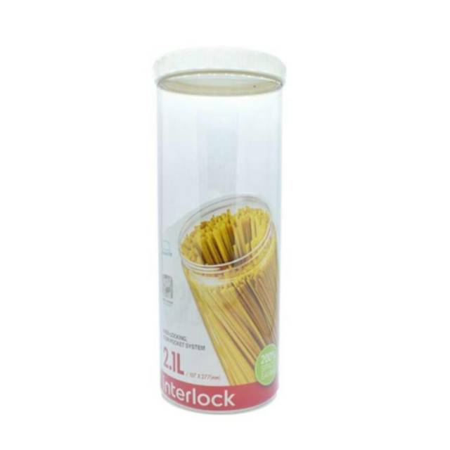 Jual Lock n Lock Interlock Toples - white cap 2.1L INL403 wadah pasta ...