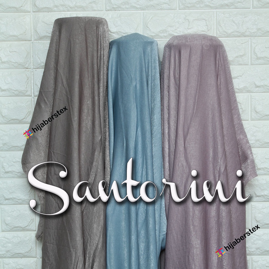 Jual HijabersTex 1/2 Meter Bahan Kain Gamis Khimar SANTORINI Greece ...