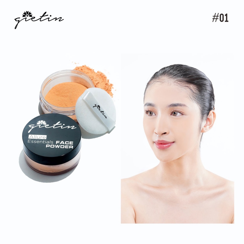 Jual ASK Gietin Allure Essentials Face Powder Loose Powder Bedak Tabur ...