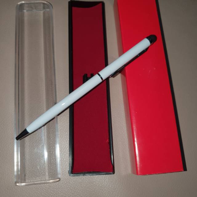 Jual Pen Ici Stylus 2 in 1 lengkap dengan kotak cocok untuk souvenir ...