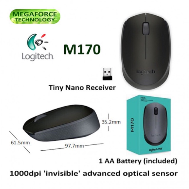 Jual Logitech mouse wireless M70 | Shopee Indonesia