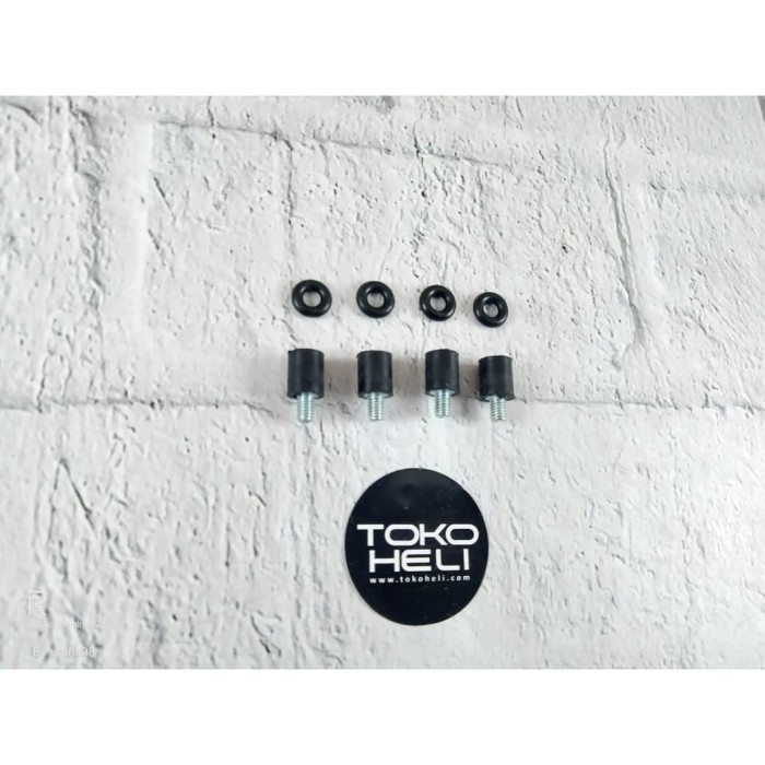 Jual d74f00v 4 Pcs M3X7+4.5 M3 Flight Control Rubber Anti Vibration ...