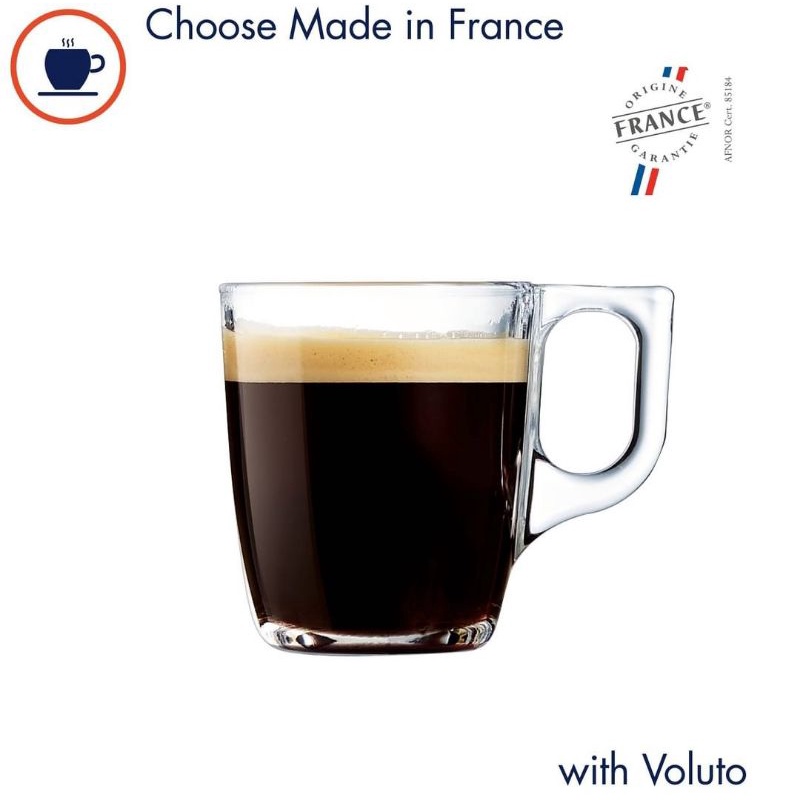 Jual Mug Tempered 250ml Luminarc Arcoroc Mug Voluto - 1pc | Shopee ...