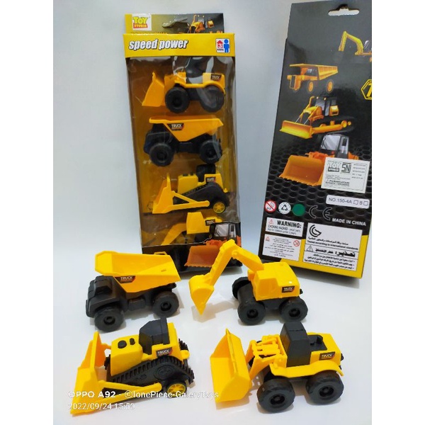 Jual Mainan Mobil Truck Kontruksi Liitle Machine Set 4pcs BISA PULLBACK ... Jual Mainan Mobil Truck Kontruksi Liitle Machine Set 4pcs BISA PULLBACK ...