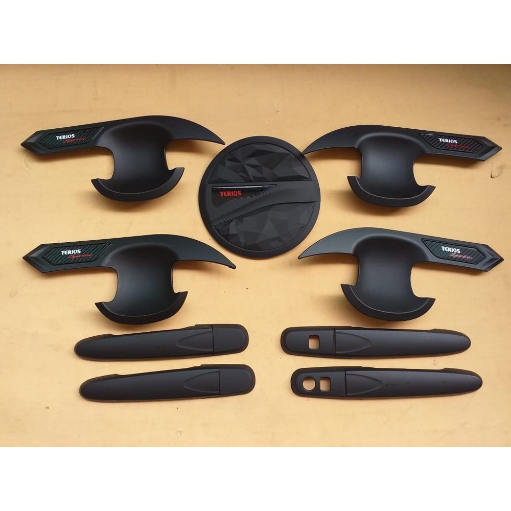 Jual Outer handle dan caver tangki HITAM DOFF mobil all new terios 2018 ...