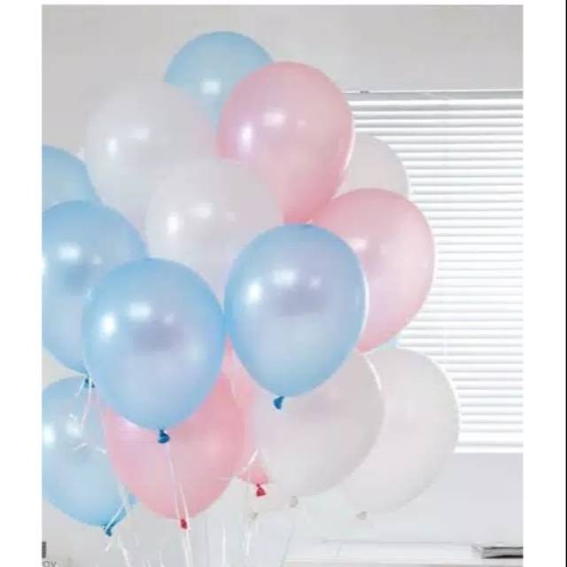 Jual BALON LATEX METALIK MIX 30 PCS (BIRUMUDA, PINK, PUTIH) | Shopee ...