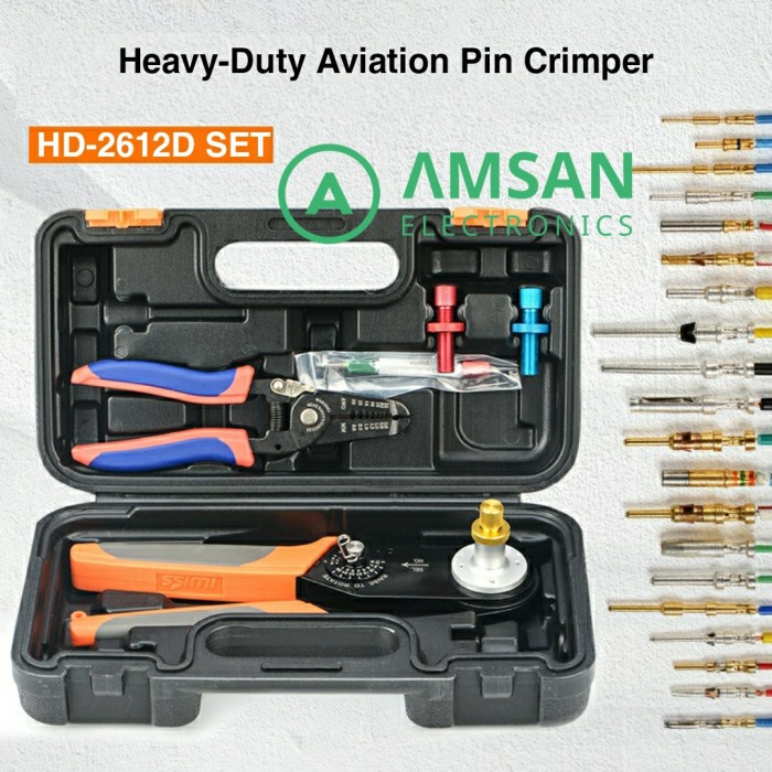 Jual HD-2612D SET Solid Deutsch DT Terminal 12 16 20 Heavy-Duty AWG 26 ...