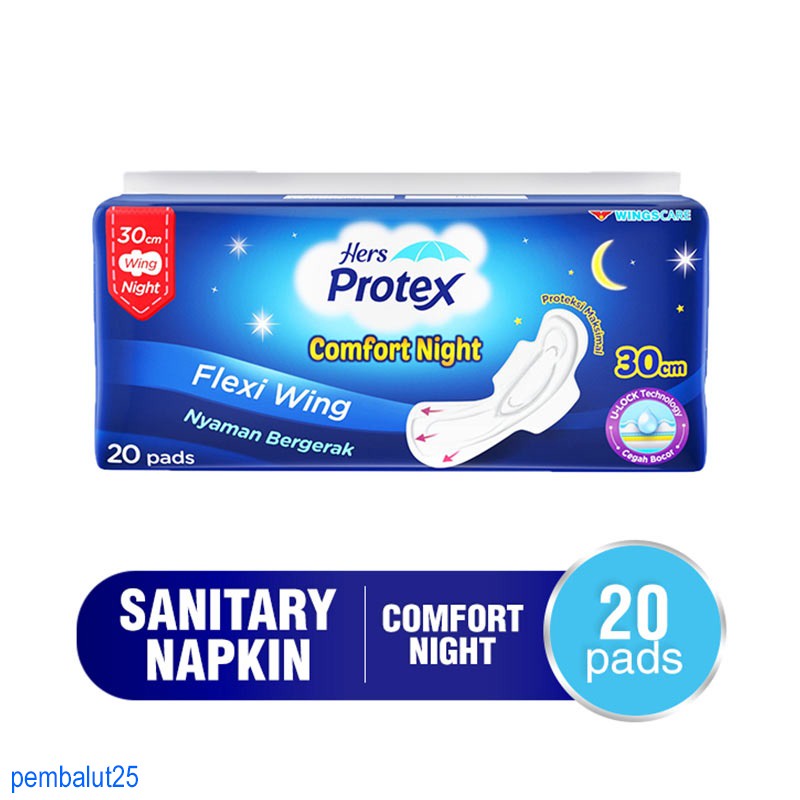 Jual PROTEX Softcare Pembalut Wanita Wing 20 Pads - Hers Protex Maxi ...