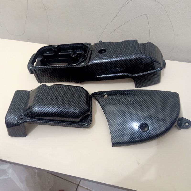 Jual COVER CVT TUTUP CVT MIO SMAIL. MIO SPORTY ORIGINAL KARBON YAMAHA ...