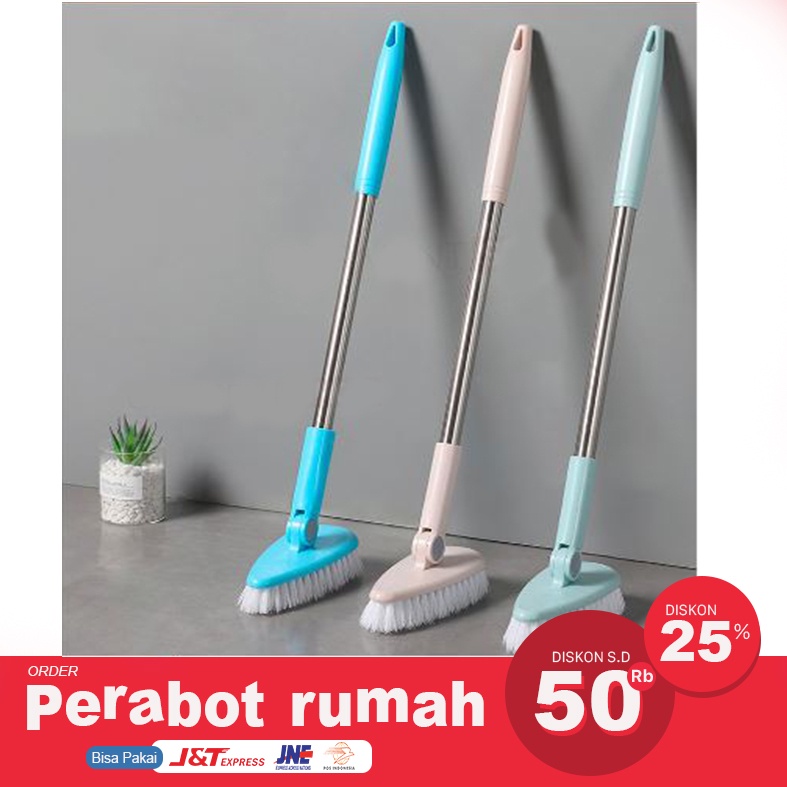 Jual Sikat Toilet WC Lantai Pembersih Dinding Kamar Mandi Gagang ...