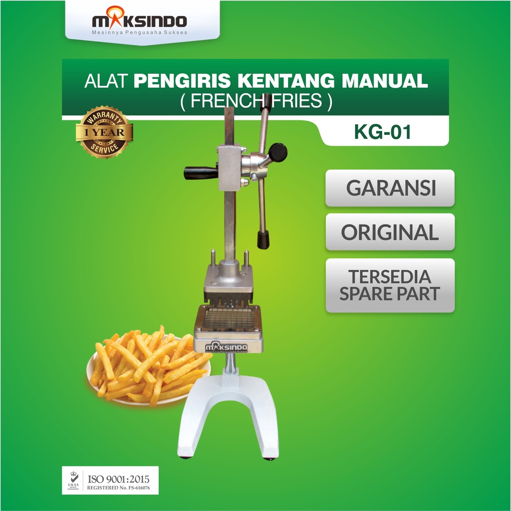 Jual Alat Pengiris Kentang Manual (french fries) Maksindo KG-01 ...