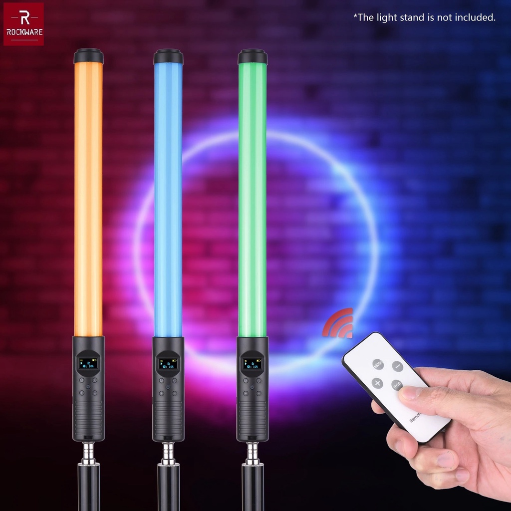 Jual ROCKWARE RGB Colorful Handheld Lighting Stick - Alat Cahaya ...