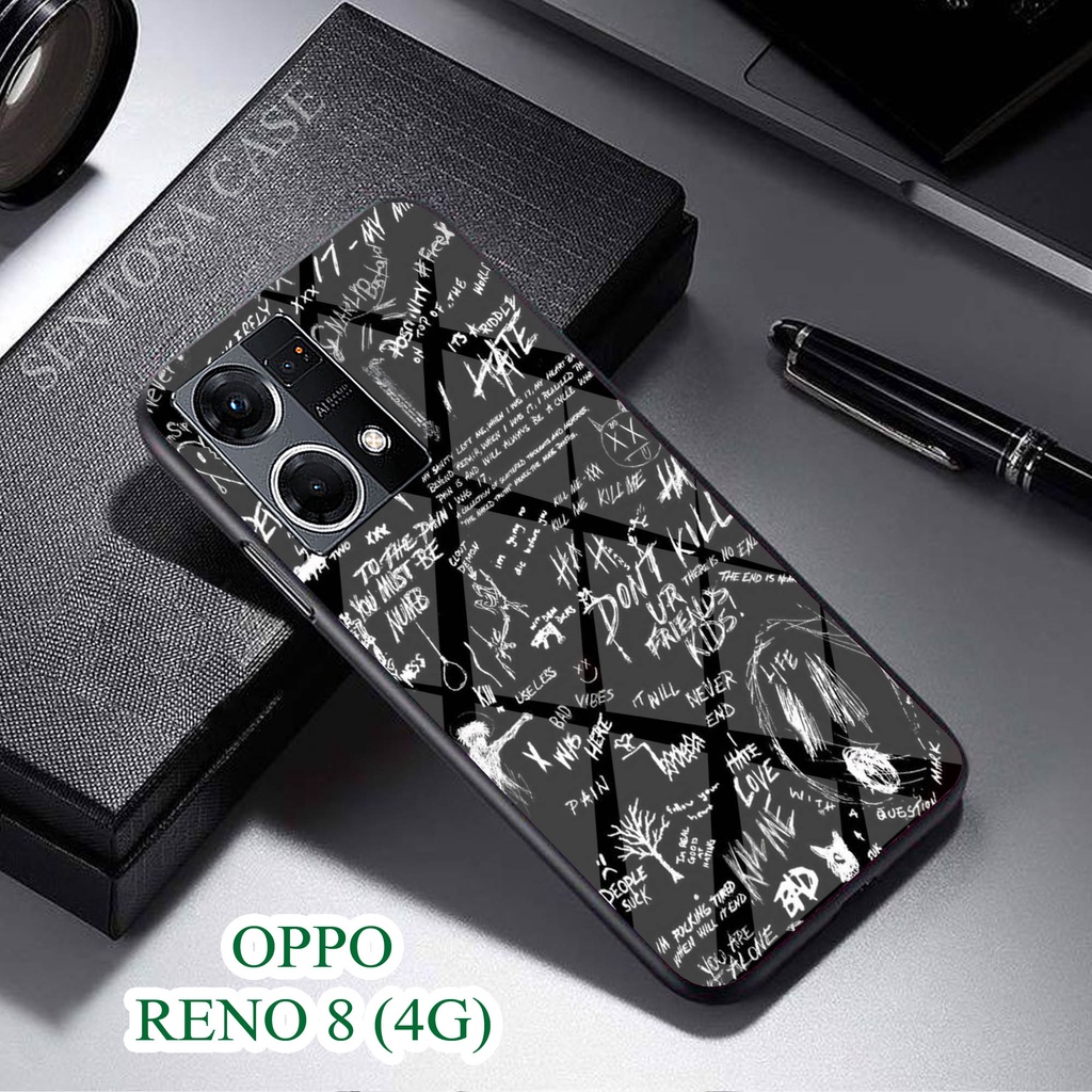 Jual Softcase Glass Kaca OPPO RENO 8 (4G) - Casing HP OPPO RENO 8 (4G ...