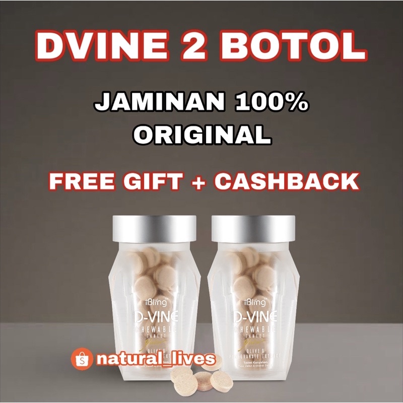 Jual DVINE D VINE KEMASAN BARU COLLAGEN CANDY 2 BOTOL | Shopee Indonesia