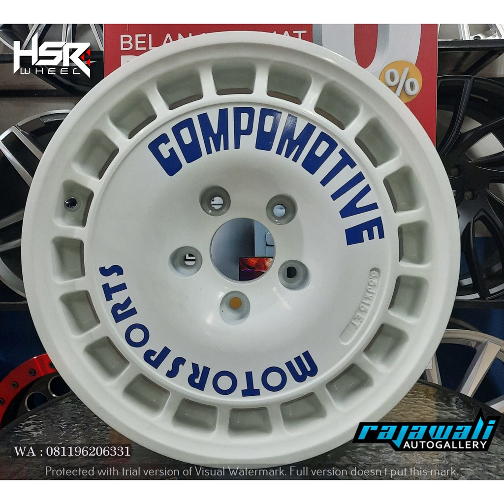 Jual VELG MOBIL MURAH RL HSR RALLY COMPOMOTIVE - JIMNY KATANA VITARA ...