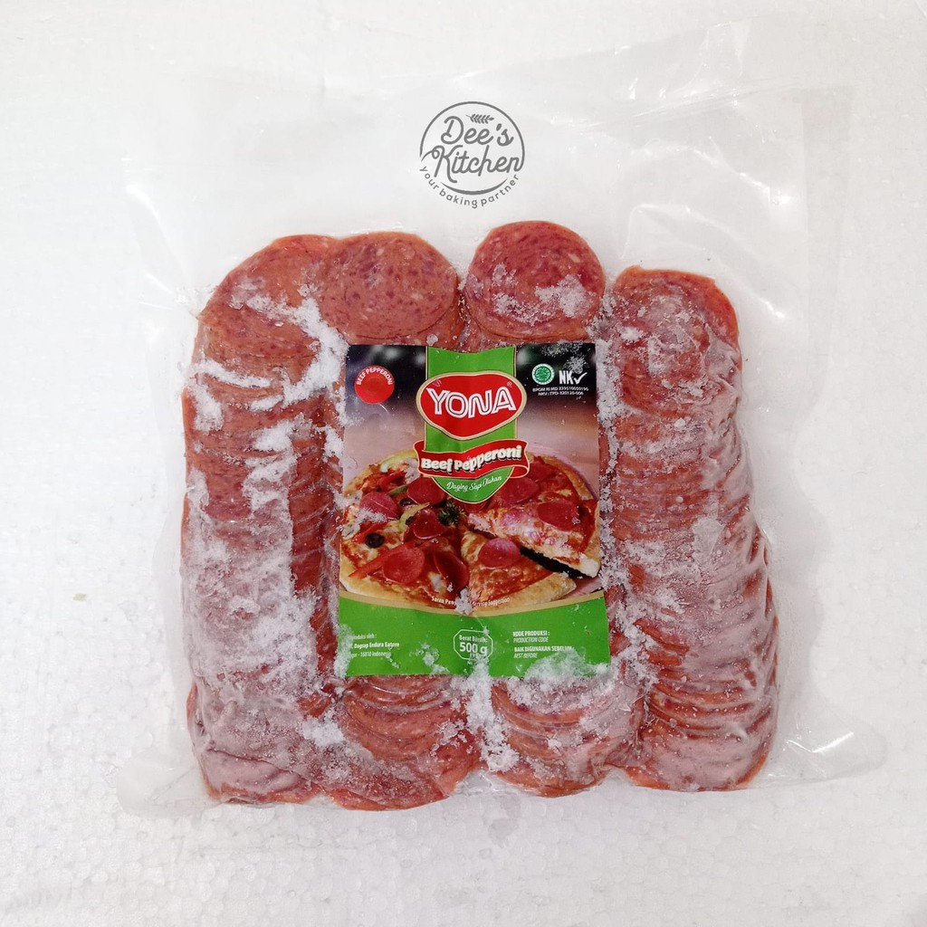 Jual YONA BEEF PEPPERONI 500GR - FROZEN FOOD | Shopee Indonesia