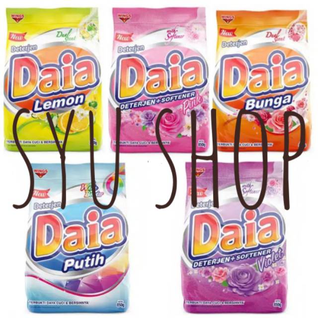 Jual Daia detergent bubuk 850 gr | Shopee Indonesia